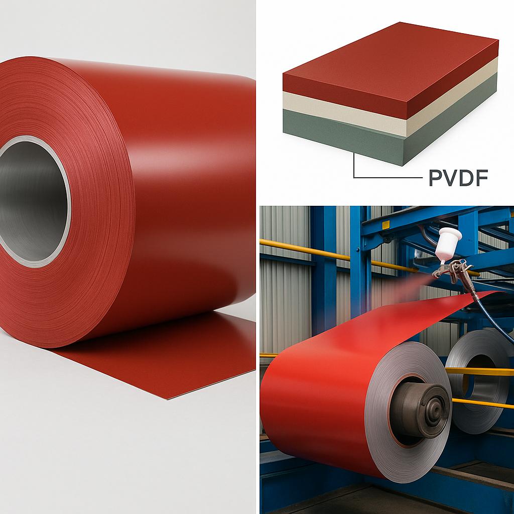 Покрытие PVDF для металлопроката: особенности состава и этапы нанесения